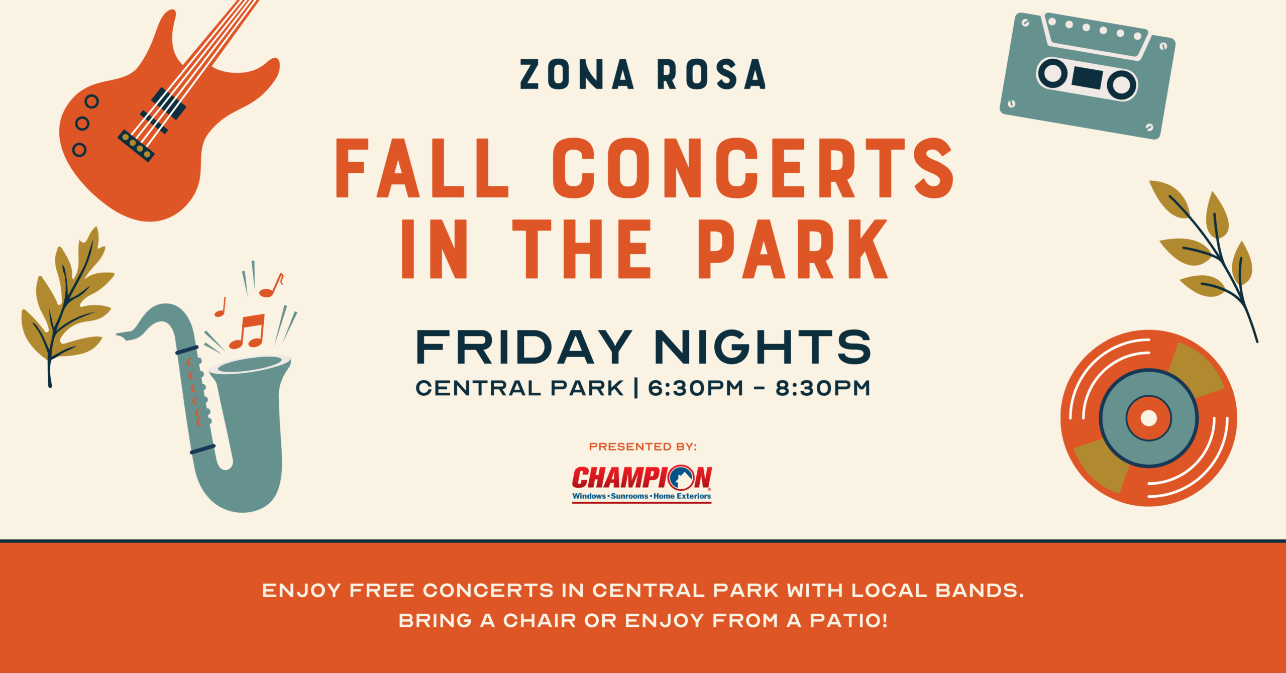Friday Fall Concerts in the Park - Zona Rosa